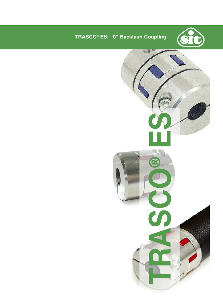 TRASCO® ES Zero Backlash Coupling | PDF | Mechanical Engineering ...