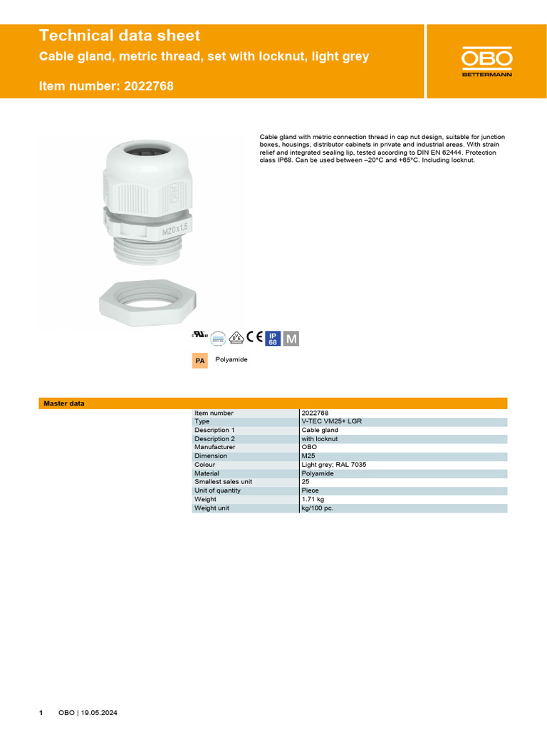 V-Tec vm25 Lgr-2022768-En GB | PDF