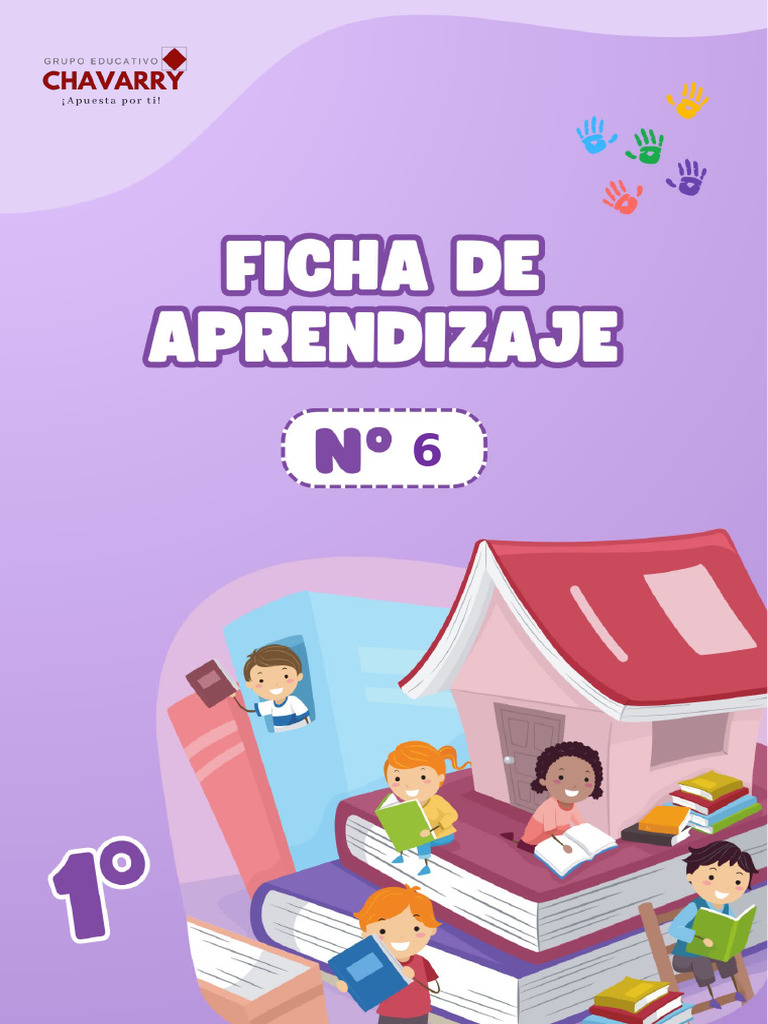 Ficha N°6 - 1er Grado | PDF | Educación primaria | Aprendizaje