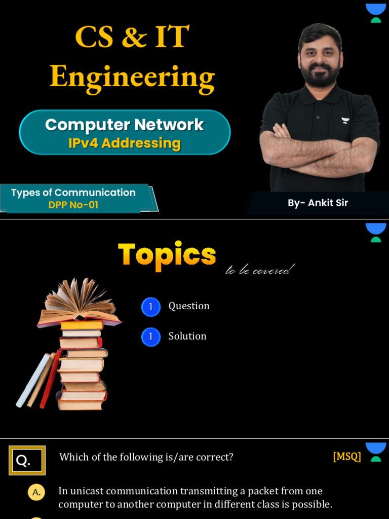 DPP-01-IPv4 AddressingPPT - V2 | PDF | Ip Address | Computer Science