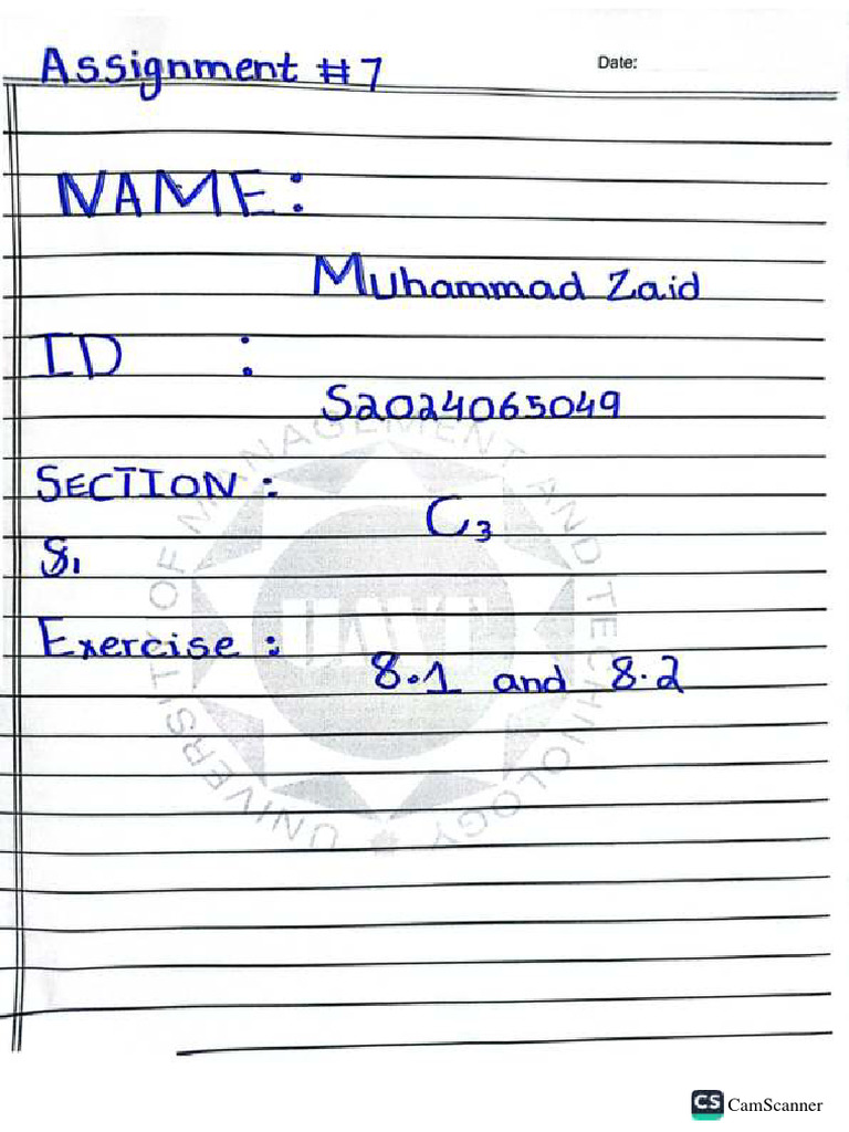 Calculus Assignment # 7 | PDF