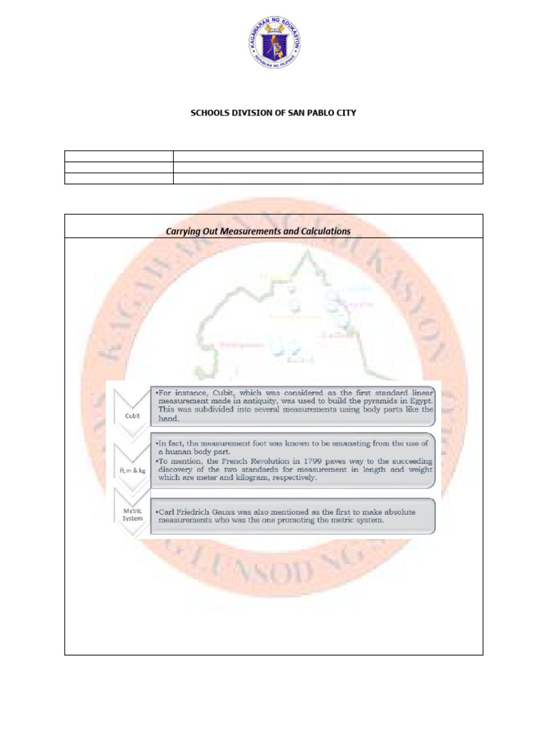 LAS-CARPENTRY-6 | PDF | Foot (Unit) | Metrology