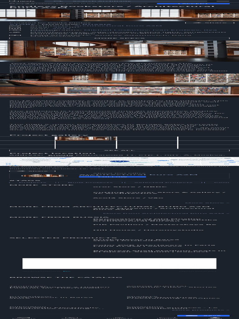 Endless Bookstore Architectural Buro A2M ArchDaily | PDF