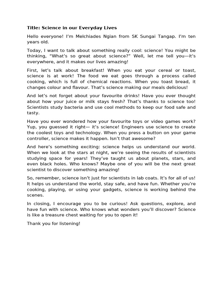 script 3 minute speech | PDF | Mood (Psychology) | Mental Health