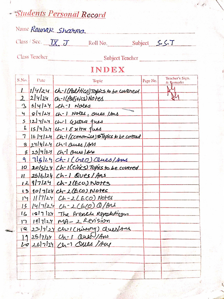 SST Class 9 CH 1 in Each-1 | PDF