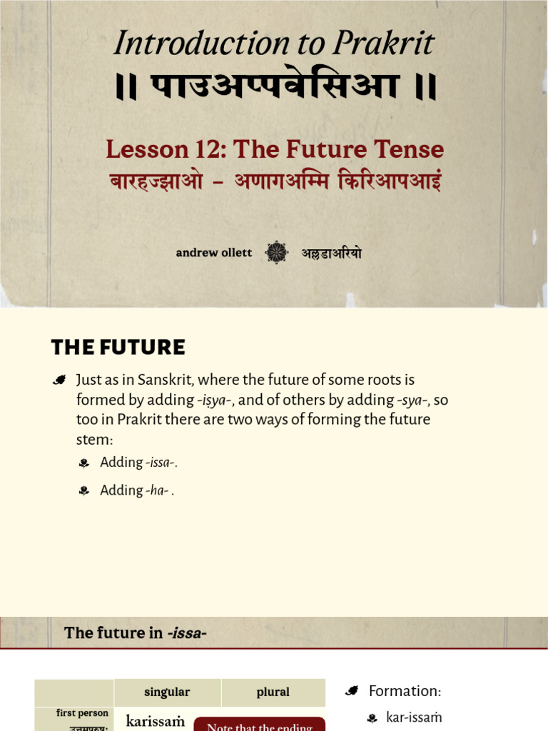 Lesson 12-The Future Tense | PDF