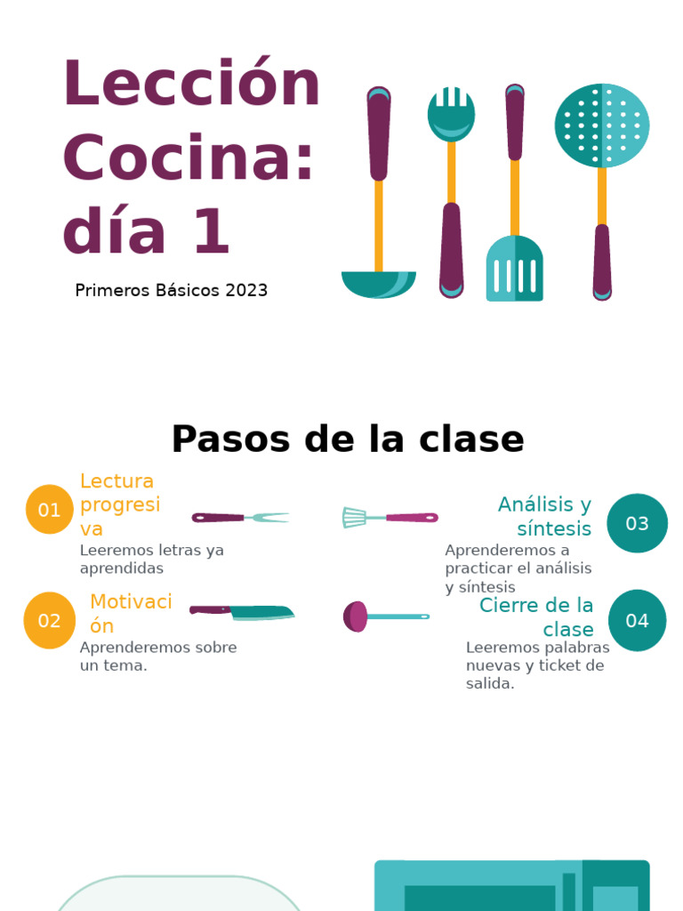 Leccion Cocina Lecturas | PDF