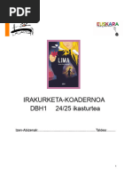 Irakurketa Ulermena Lantzeko Fitxak | PDF