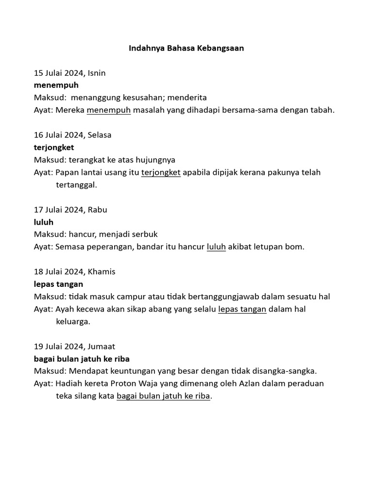 IBK 15-19 JULAI 2024 | PDF
