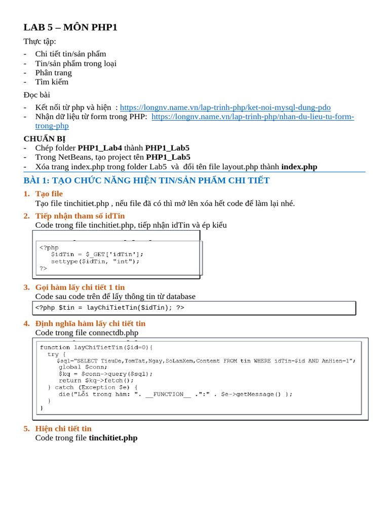 PHP1 Lab5 | PDF
