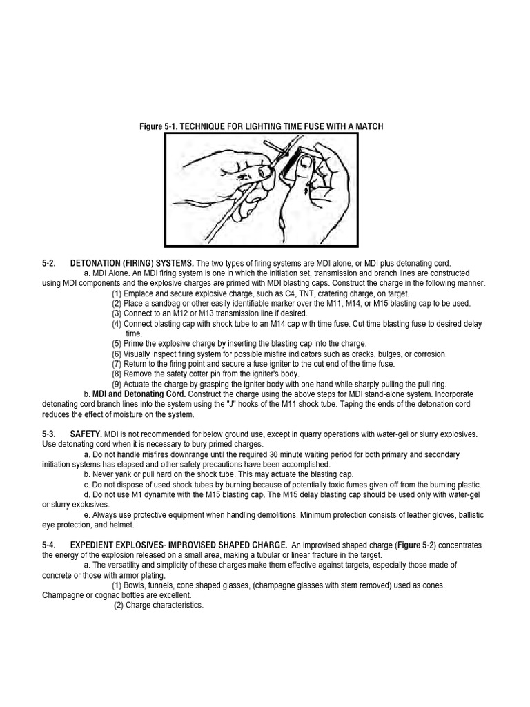 Platter Charge | PDF | Fuze