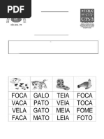As Letras Falam PDF | PDF | Palavra | Fonema