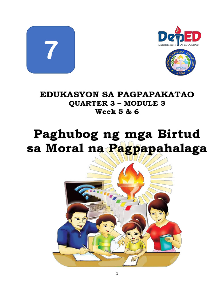 Paghubog NG Mga Birtud Sa Moral Na Pagpapahalaga | PDF