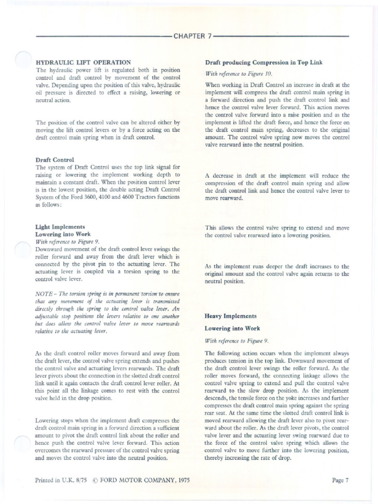 Manual Service Ford 2600-7600[061-088] | PDF | Valve | Piston