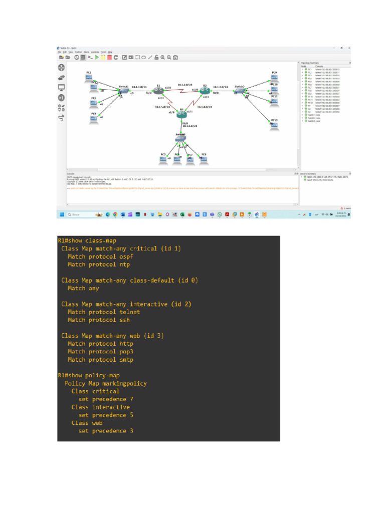 Trabajo GNS 3 | PDF | Internet Protocols | Ip Address