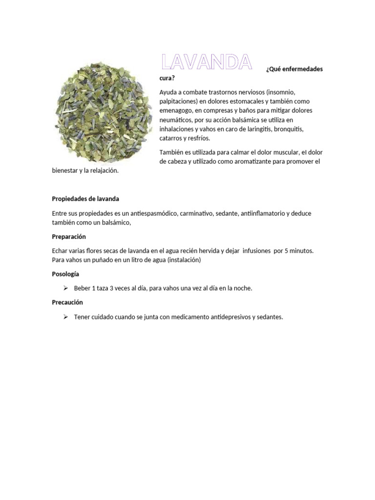 Lavanda | PDF