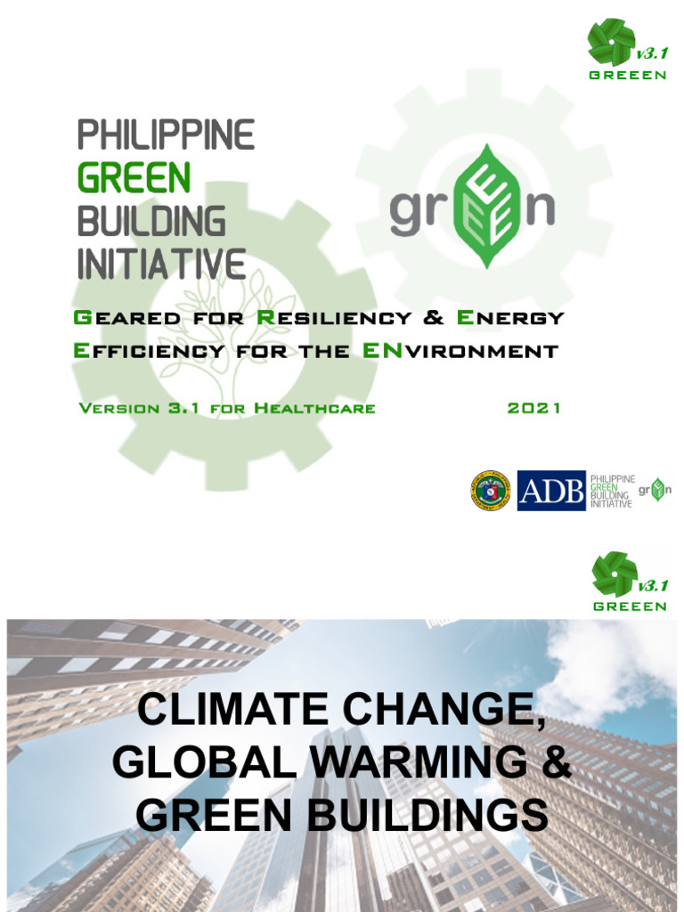 Climate Change and Green Buildings Guide | PDF | Green Building ...
