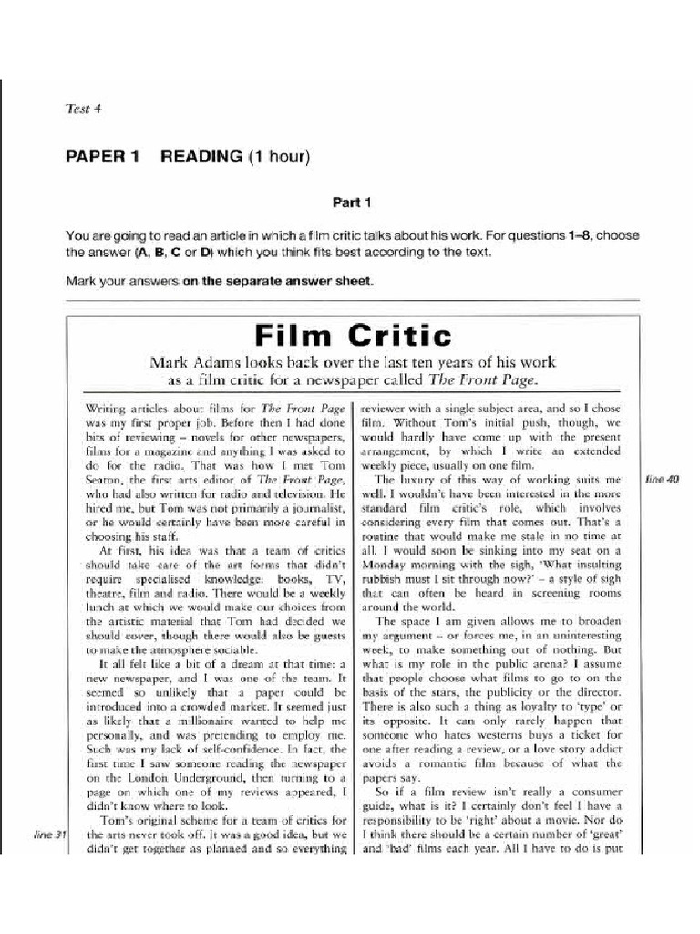 Test 4 - Fce 2 | PDF