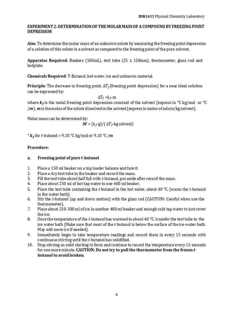 exp 6 | PDF | Mole (Unit) | Thermodynamics