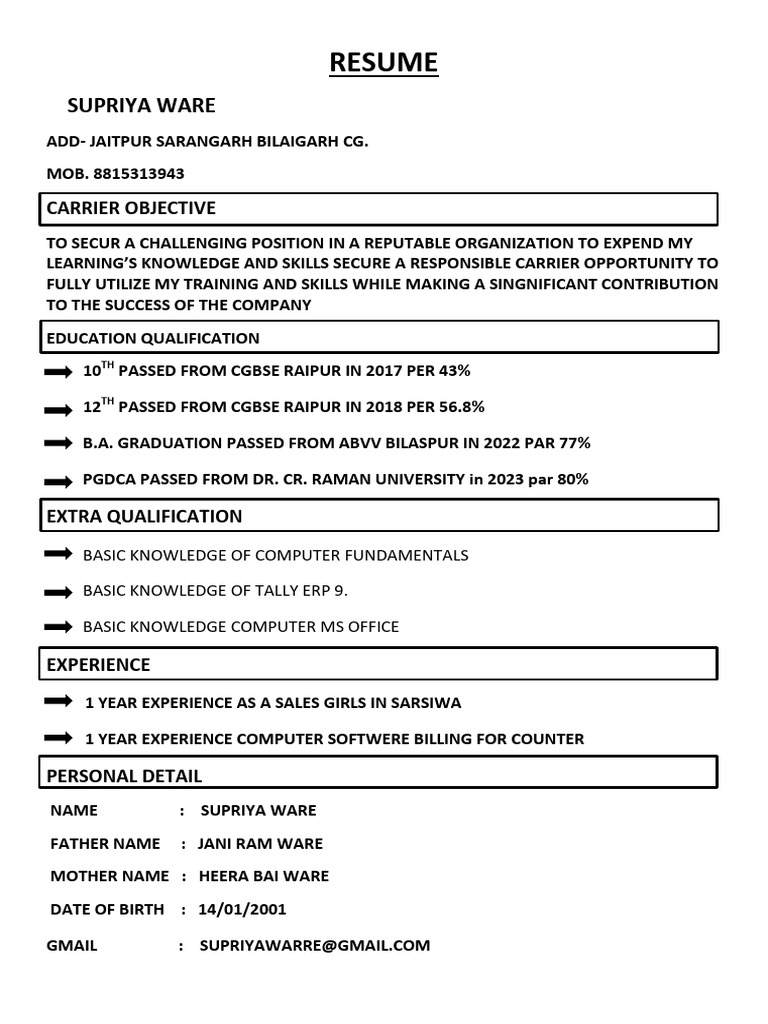Supriya Job 2 | PDF | Business
