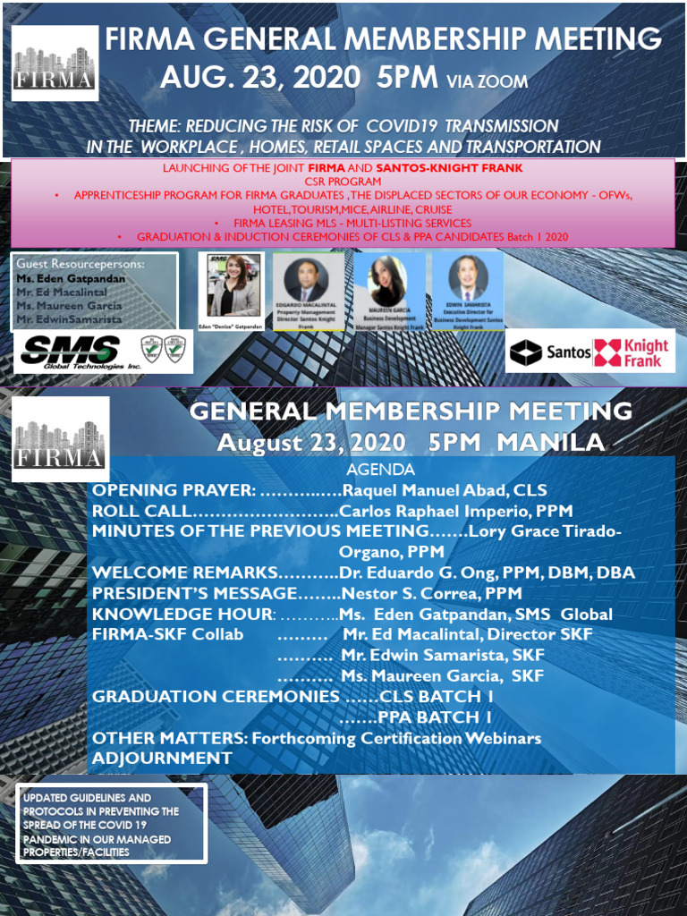 FIRMA AUG GMM (Autosaved) | PDF