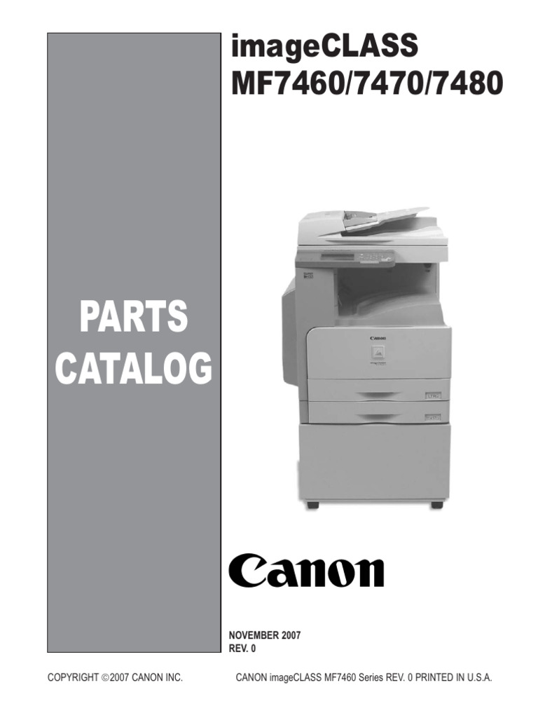 PARTS imageCLASS - MF7400 - PC | PDF