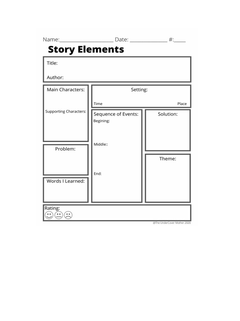 Story Planning and Elements | PDF
