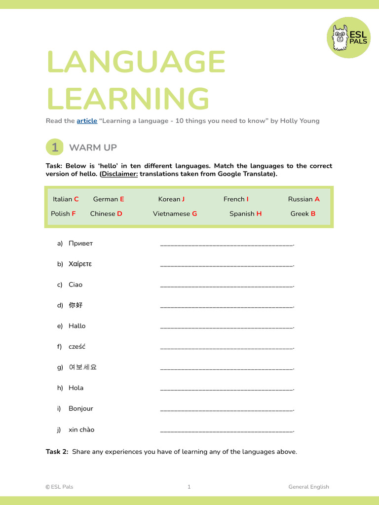 Essential Tips for Language Learning | PDF | Multilingualism | Fluency