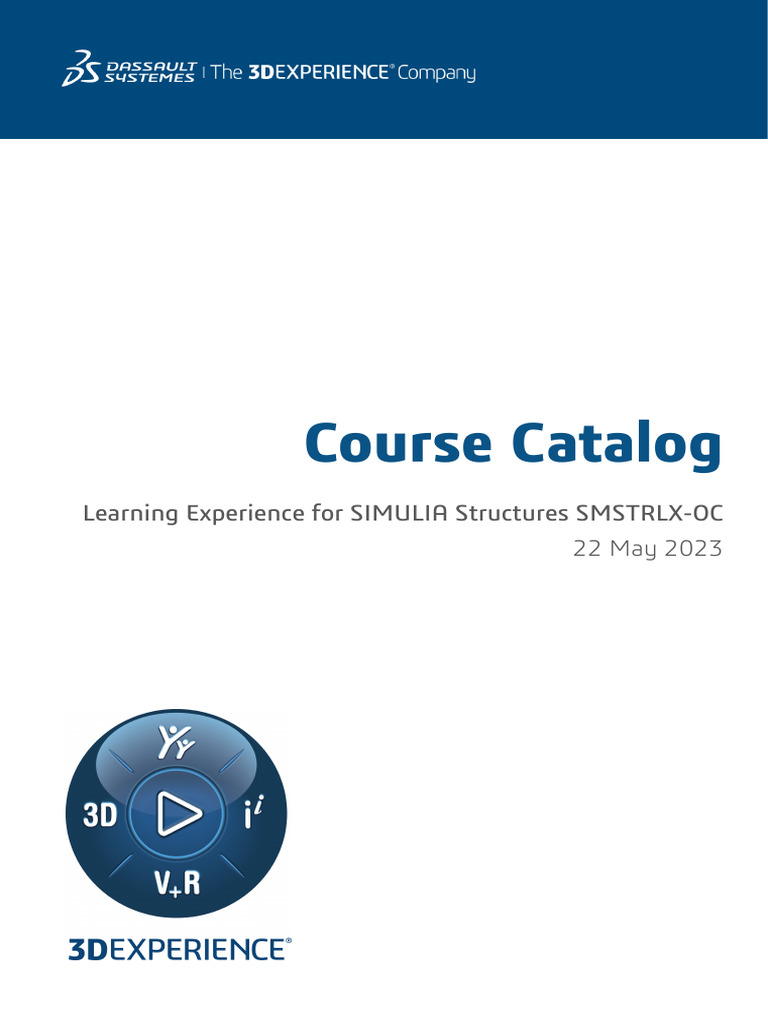 SIMULIA Structures Course Catalog 2023 | PDF | Mechanical Engineering