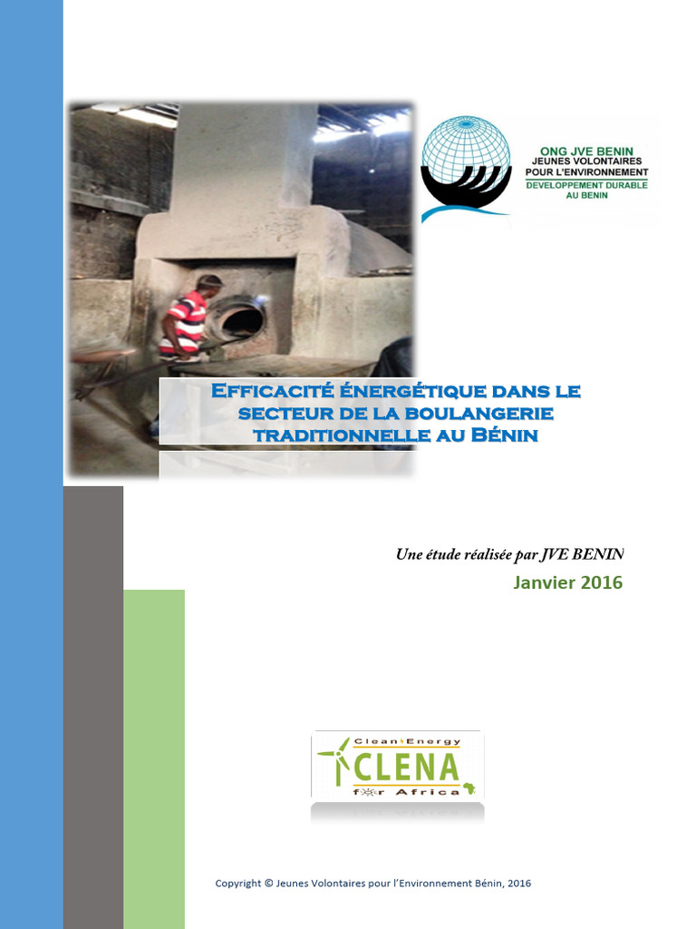 Etude Boulangerie Traditionnelle Ong Jve Benin - 0 | PDF ...