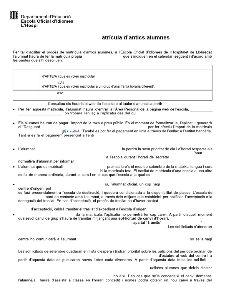Matr AA Hosp Juliol 2024 | PDF