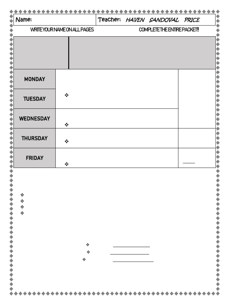 8 Q4 W2 Packet Pdf Reading Comprehension Cognition