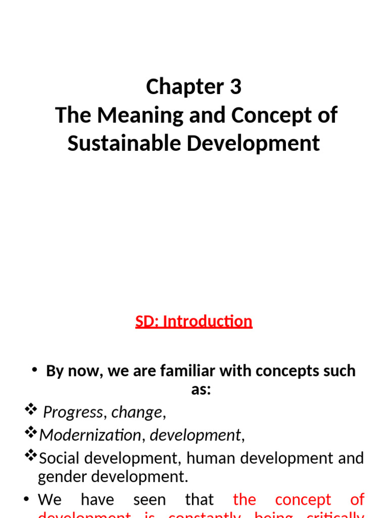 Unit 3 Sustainable Development (1) - 1 | PDF | Sustainability ...