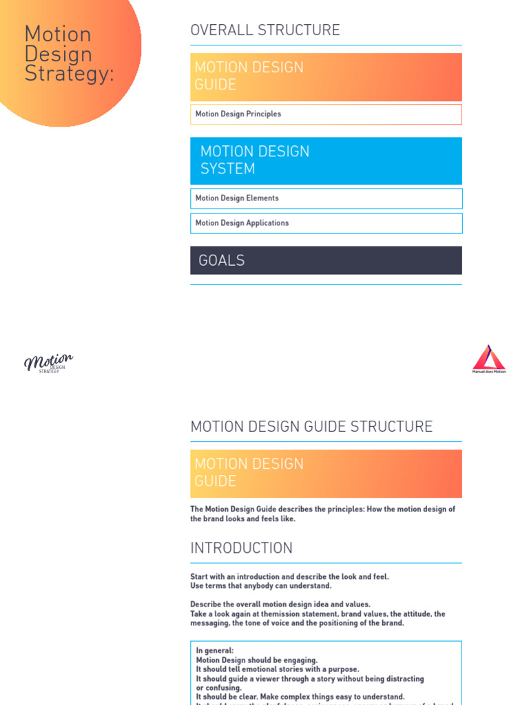 Free Motion Design Strategy Sheet | PDF | Brand | Animation
