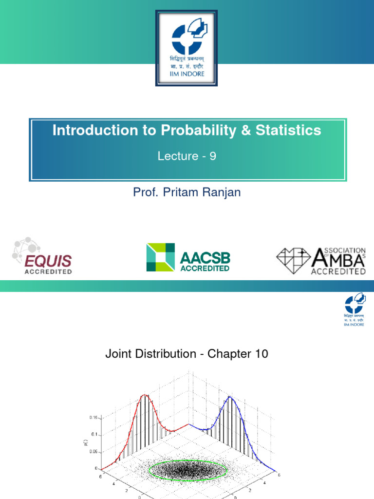 Lecture 9 | PDF | Expected Value | Probability Theory