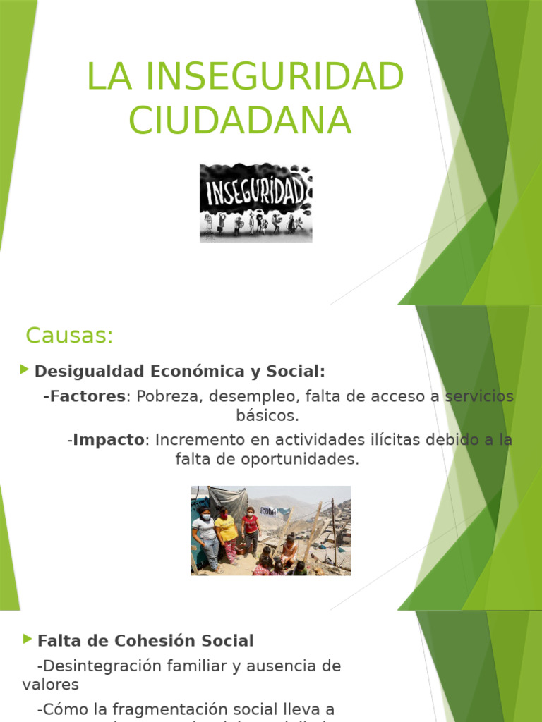 Causas y Consecuencias de la Inseguridad | PDF | Violencia | Migración ...