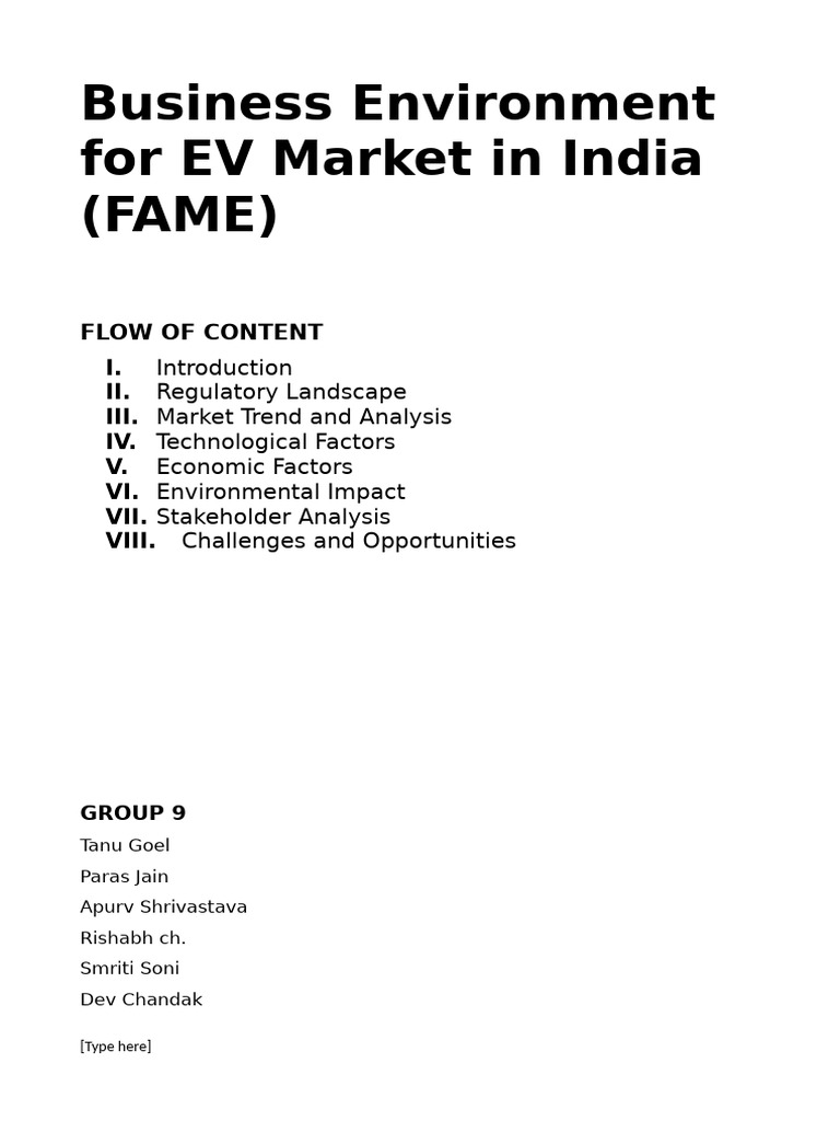 Indian EV Market | PDF | Electric Vehicle | Subsidy