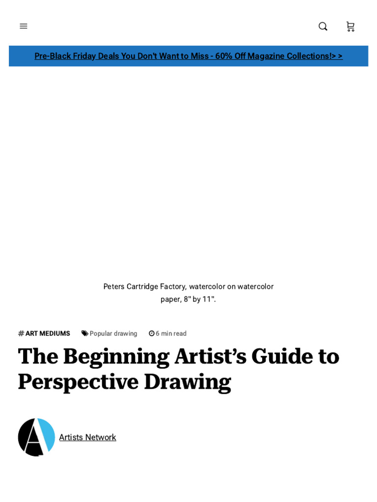 The Beginning Artist's Guide To Perspective Drawing | PDF | Horizon | Drawing