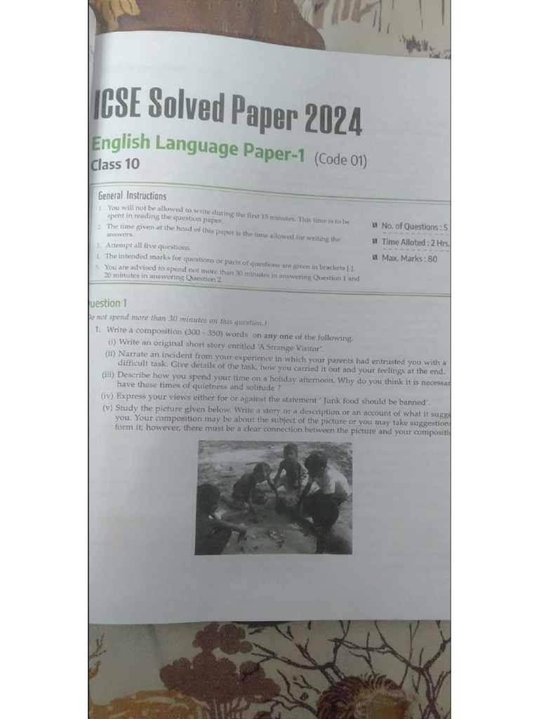 English Language Sample Papers Arihant | PDF