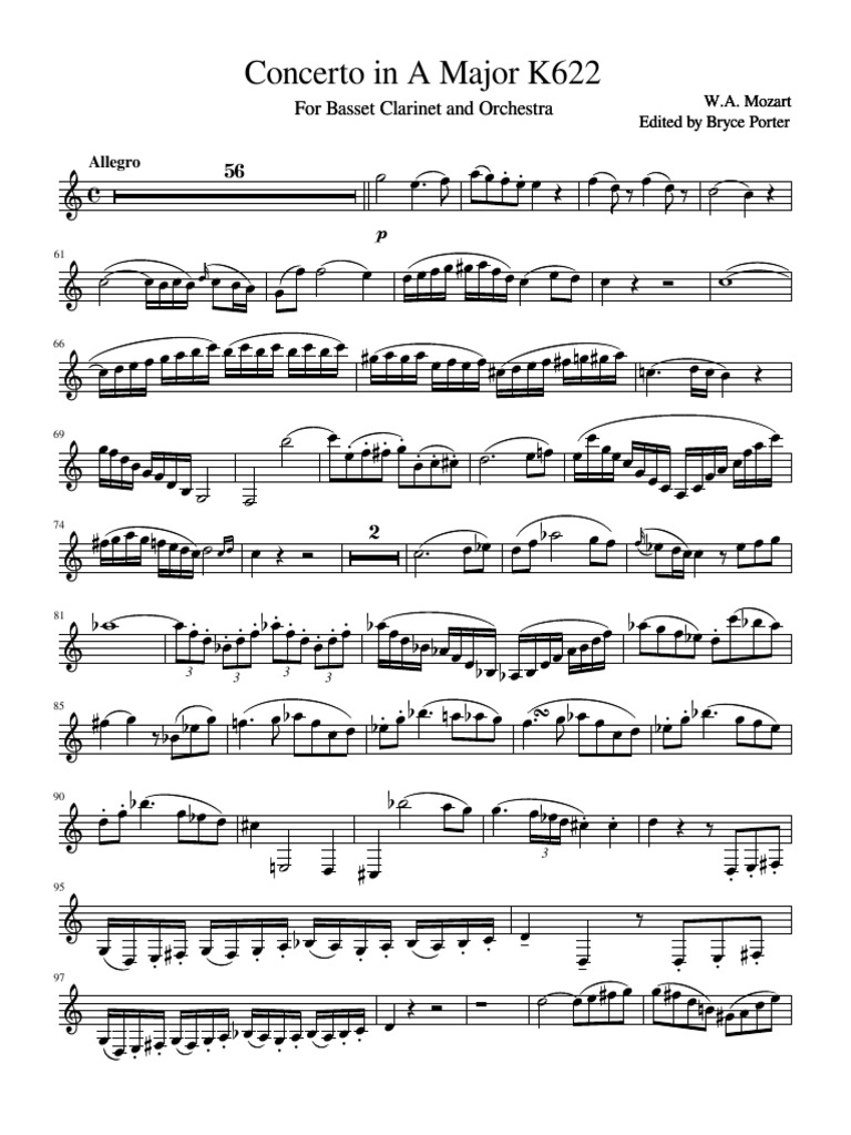 IMSLP916635 PMLP03144 Basset - Clarinet | PDF | Symphony Orchestras ...