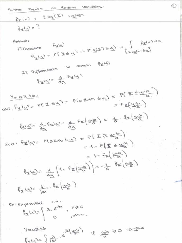 Further Topics RV | PDF