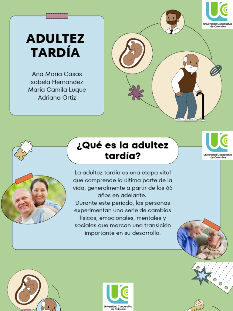 Cambios en la Adultez Tardía | PDF | Adultos | Sicología