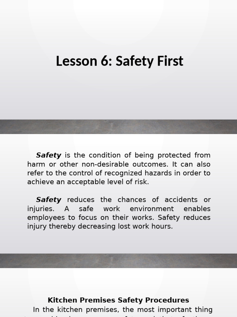 Quarter 1 - Module 2 - Lesson 6 | PDF | Burn | Personal Protective ...