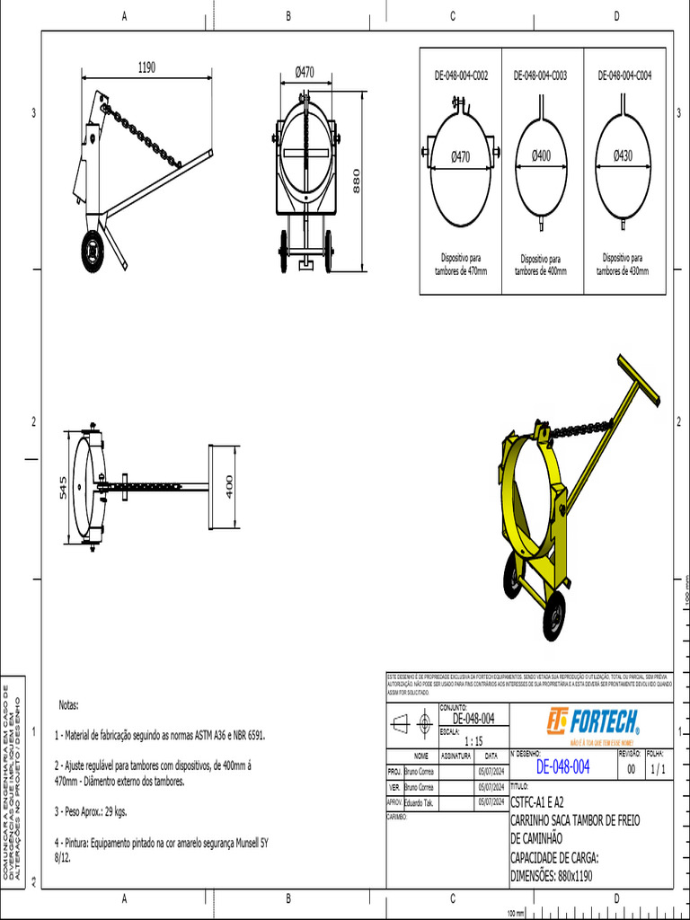 De-048-004 - Cstfc-A1 e A2 - Carrinho Saca Tambor de Freio de Caminhão | PDF