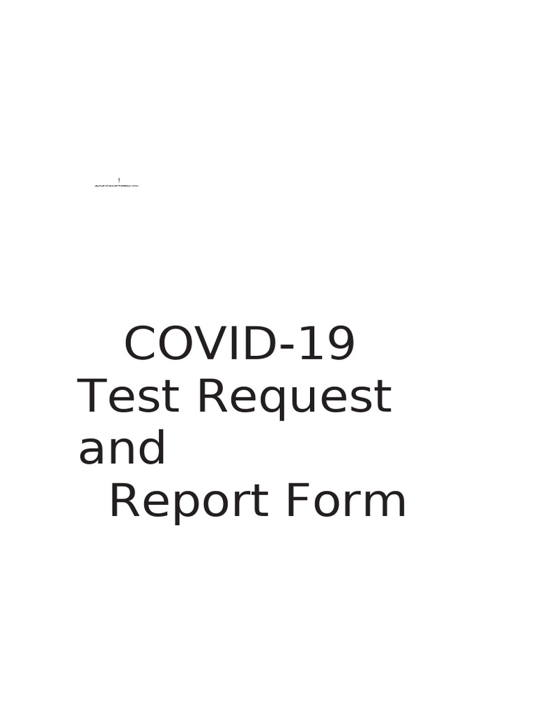 COVID 19 Lab Request Final,,,, 2.ori | PDF | Immunology | Health Sciences