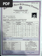 Madhyamik Marksheet | PDF | Educational Assessment And Evaluation | Student Assessment And ...