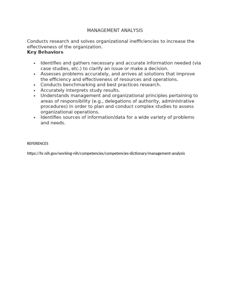 Module 5 0 Management Analysis | PDF | Career & Growth