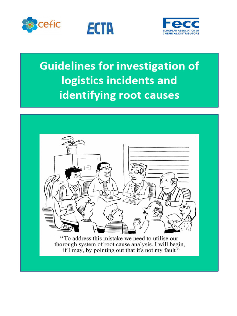 Guidelines For Investigation of Logistics Incidents and Identifying ...