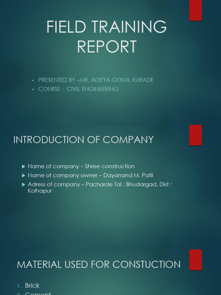 ITR Report | PDF | Home & Garden | Science & Mathematics