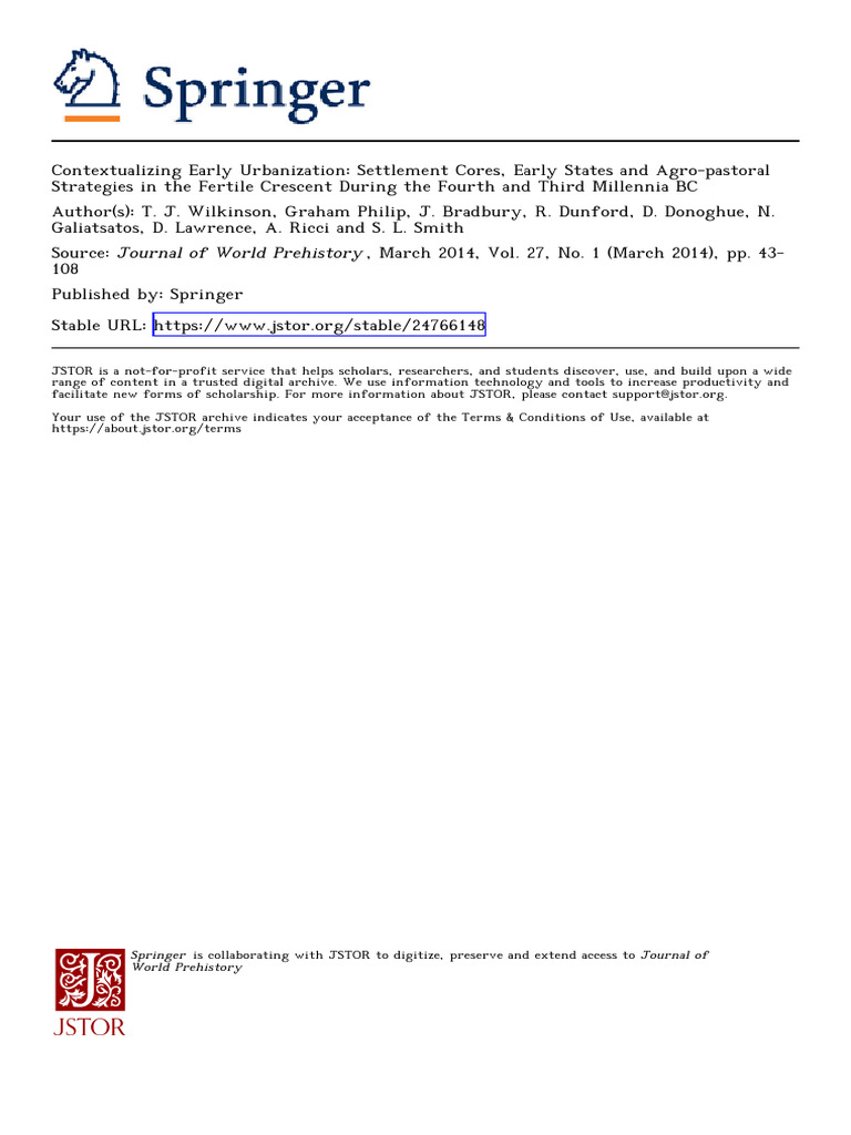 Early Urbanization in the Fertile Crescent | PDF | Mesopotamia | Ur